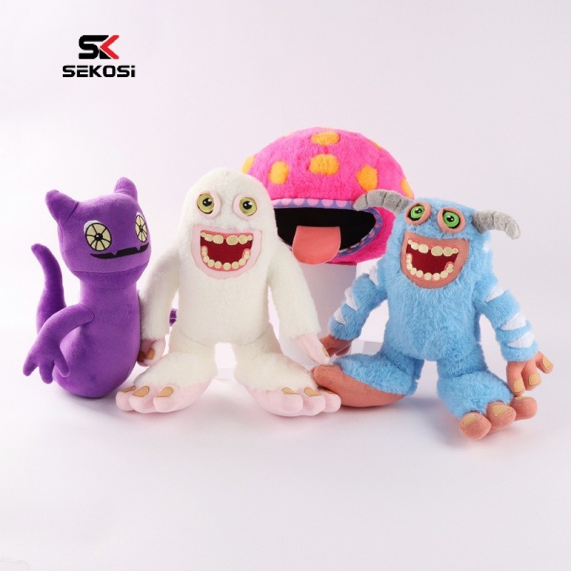 Sk Plush Toy My Singing Monsters Mammott Plush Mammoth Plush Doll Snow ...
