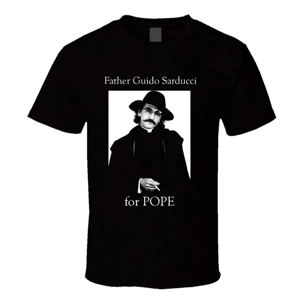 Summer fashion men tee Bailey Geddes Father Guido Sarducci for Pope ...