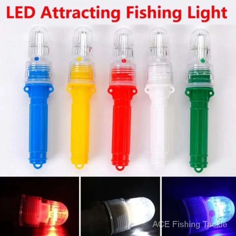LED Fishing Light Underwater Waterproof Dual Lights Warning Indicator ...