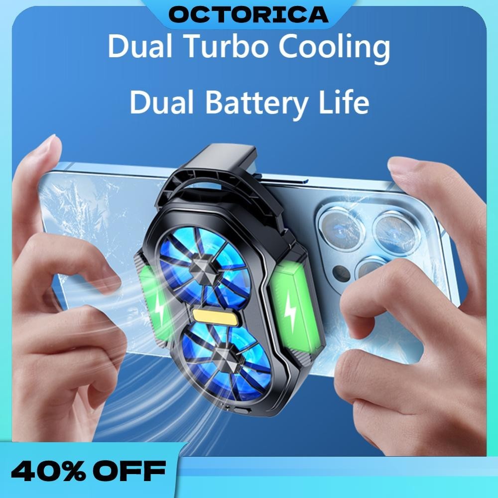 Dual Fan Rechargeable Long Lasting Stronger cooling FS01 Air cooling ...
