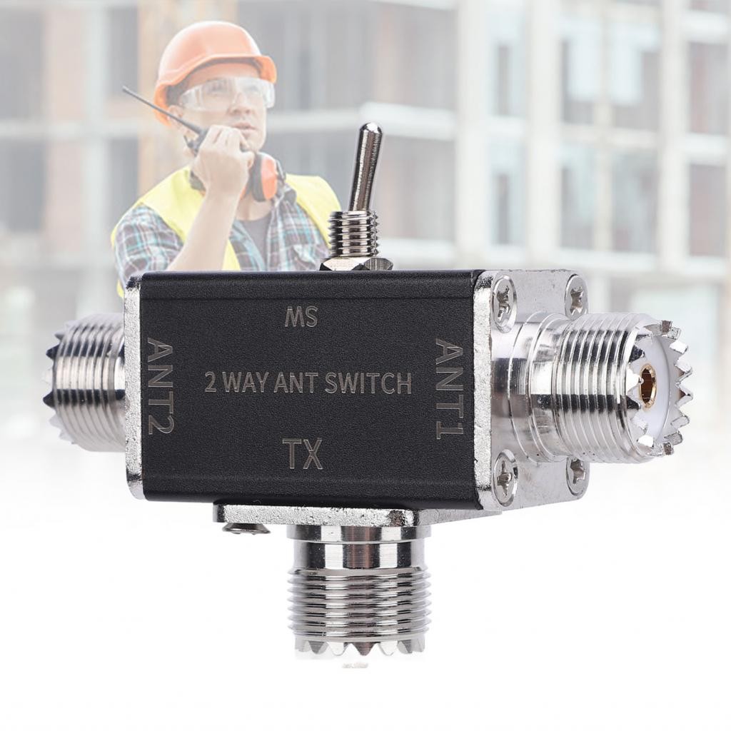 Soxii 2 Position Coaxial Switch for 1 to 30MHz HAM CB HF VHF UHF Radio ...