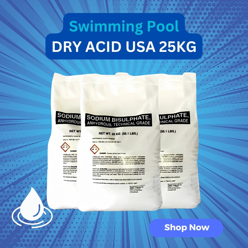 DRY-ACID -USA SODIUM BISULPHATE 25KG | Shopee Philippines