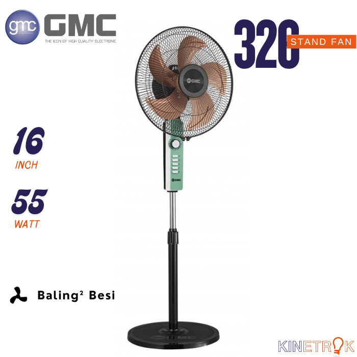 Standing Fan / Stand Fan Tornado 16 Inch GMC 326 Iron Propeller ...