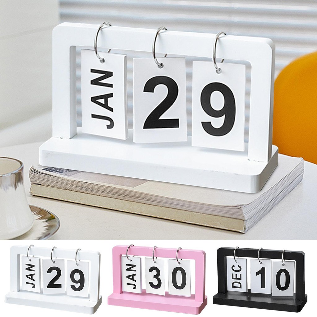 Desk Date Display Reusable Calendar for Desk Large Display Wedding ...