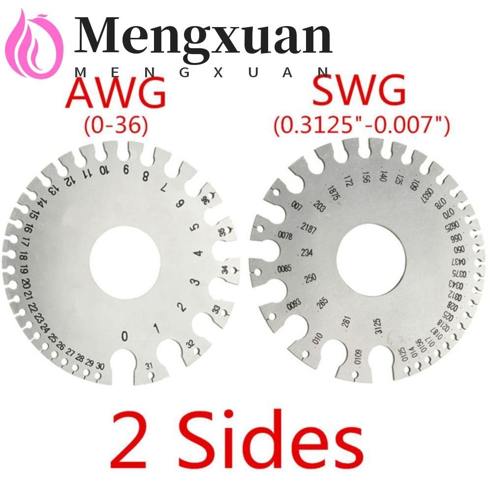 MENGXUAN Wire Gauge AWG SWG 0-36 Weld Inspection Gage Soldering ...