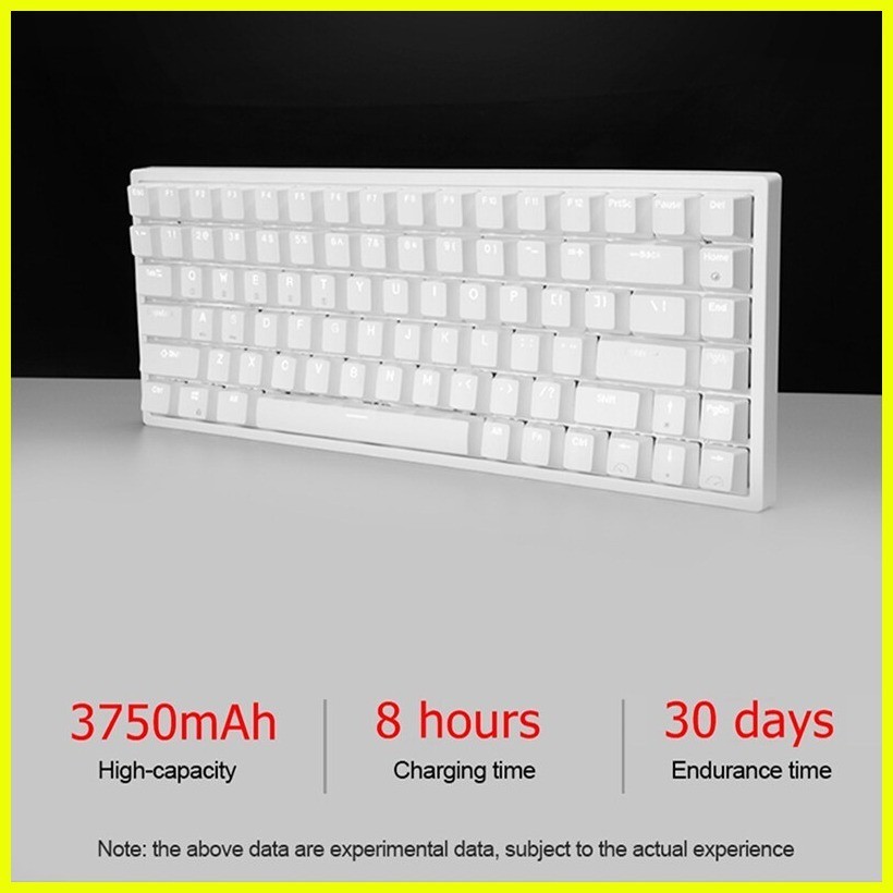 ♞Xtech Royal Kludge RK84 mechanical keyboard RGB Hot Swappable Wireless ...