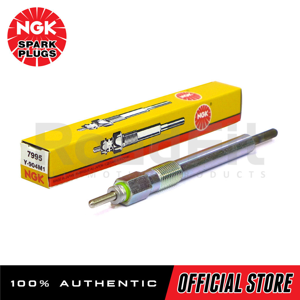 NGK Original Glow Plug Y-904M1 For Isuzu Crosswind, Hilander 4JA1, 12V ...