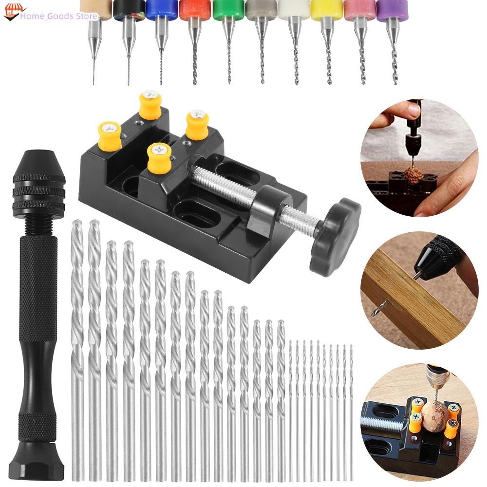 37 Pieces Hand Drill Tool Set Include Pin Vise Hand Drill with ...