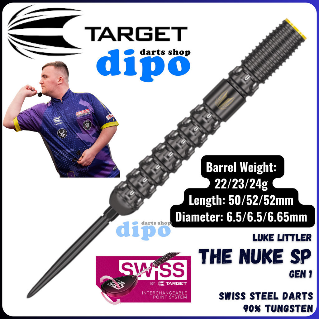 TARGET THE NUKE ( LUKE LITTLER Player Model) - Target Swiss Steel Darts ...