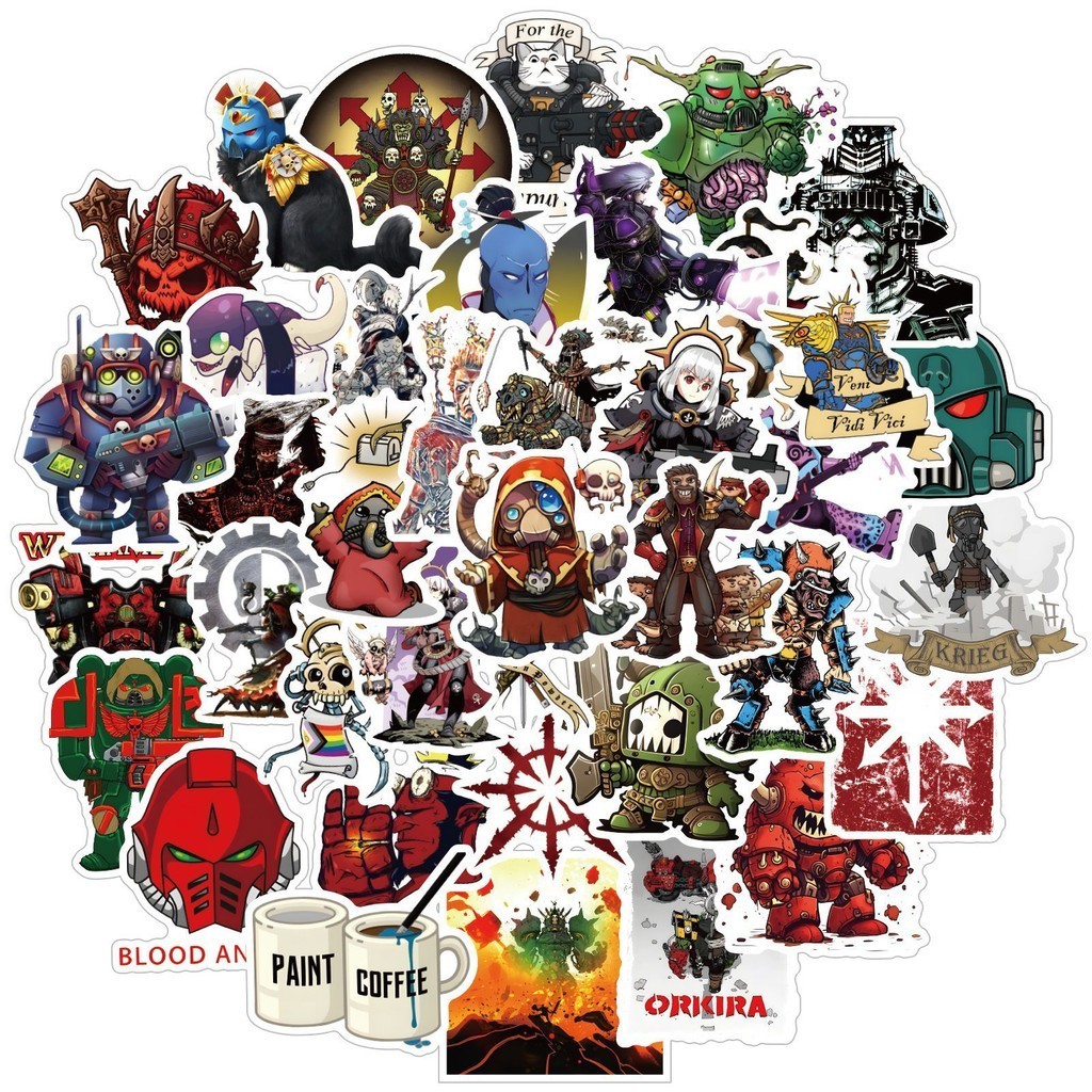 Y&P| Total War: WARHAMMER Stickers Set Video Games Graffiti Waterproof ...