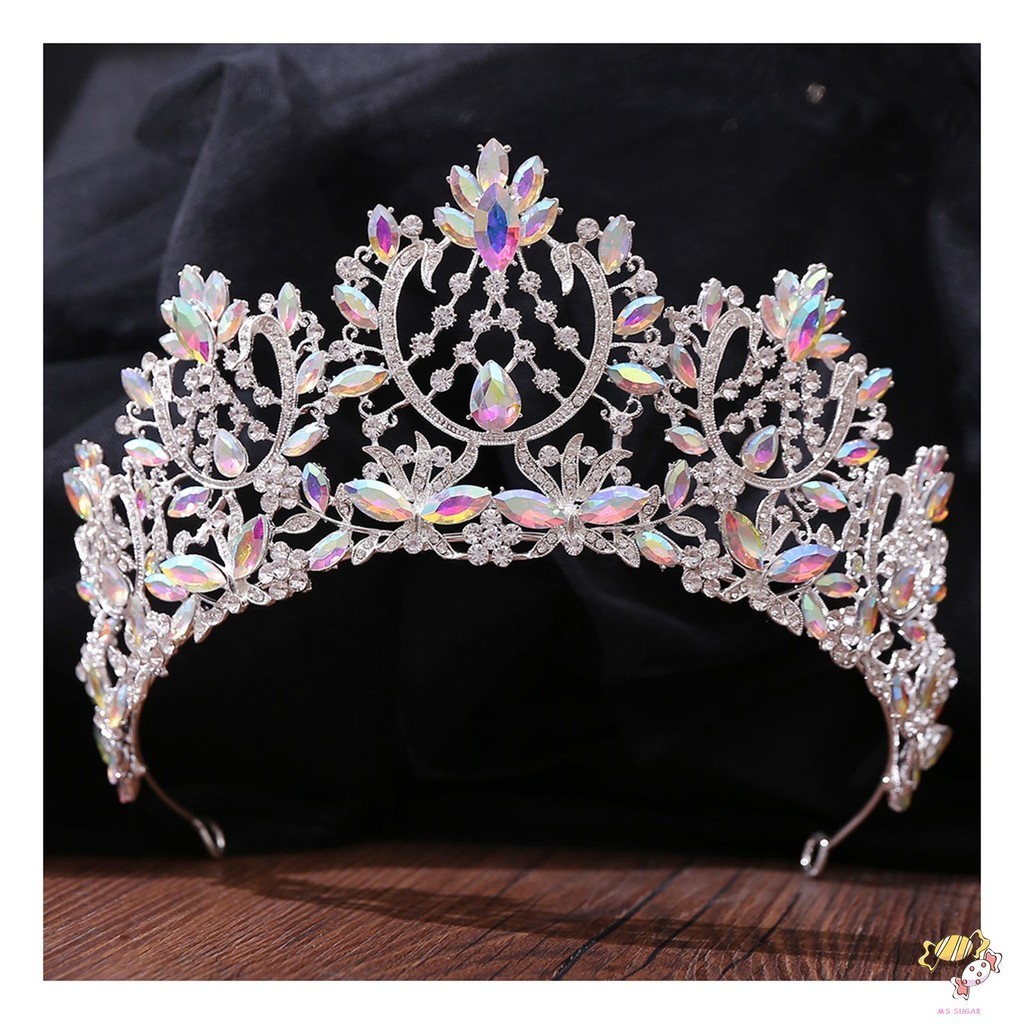 Pageant Princess Silver Crown Crystal Crown | Shopee Philippines