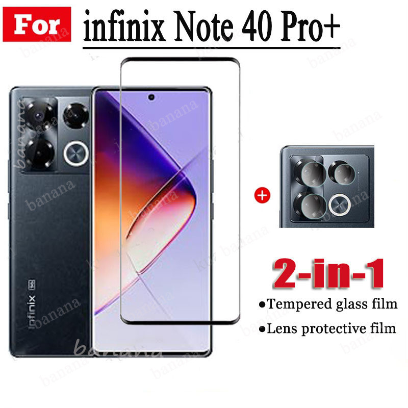Infinix Note 40 Pro Plus Full Coverage Glass Film 2 in 1 Screen ...