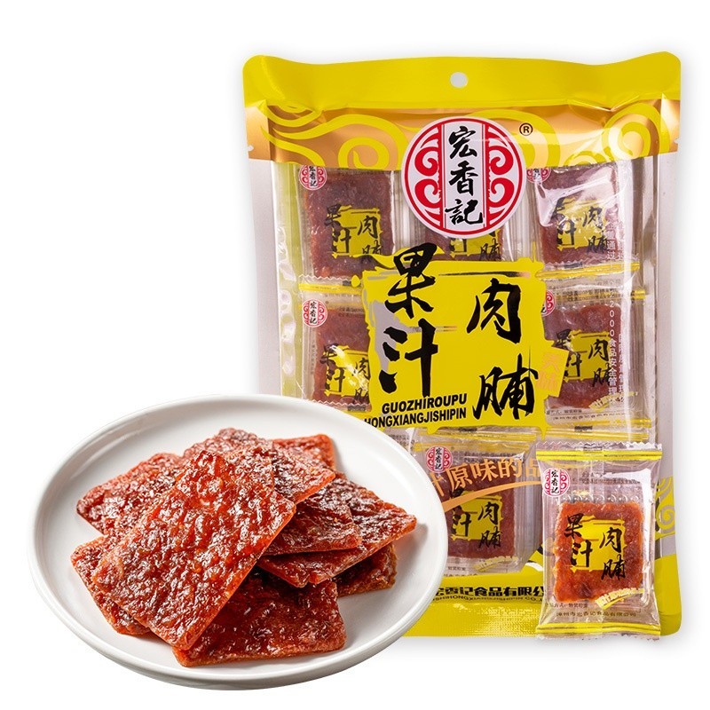 Hong Xiang Ji Fruity Pork Jerky 50g | Shopee Philippines
