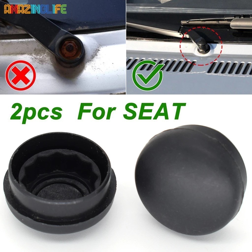 [Top Selection] Front Wiper Nut Cover Bolt Anti-rust Protector 2pcs ...
