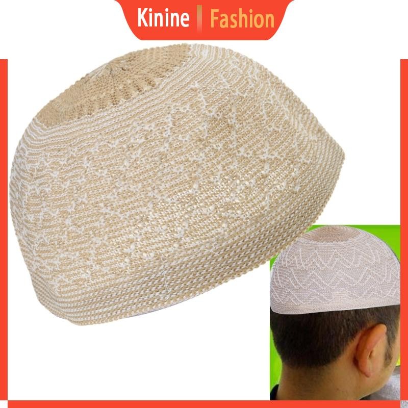 KIN Muslims Men Prayer Hat Traditional Saudi Arabia Islamic Headwear ...