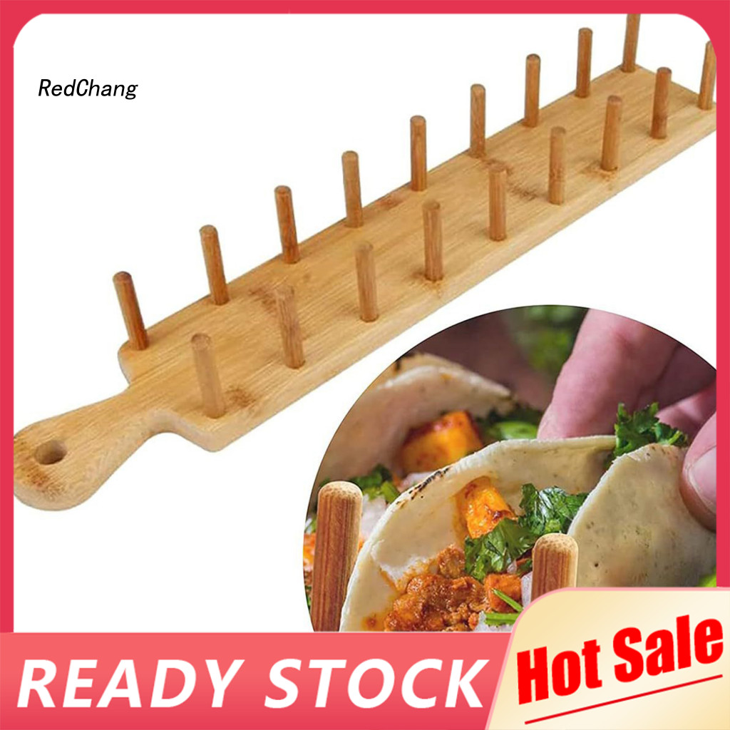 RC~ Taco Shell Holder Wooden Taco Holder Stand for 8 Tacos Mexican ...