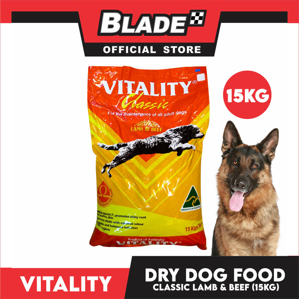 Vitality Classic Lamb & Beef 15kg Dog Dry Food | Shopee Philippines