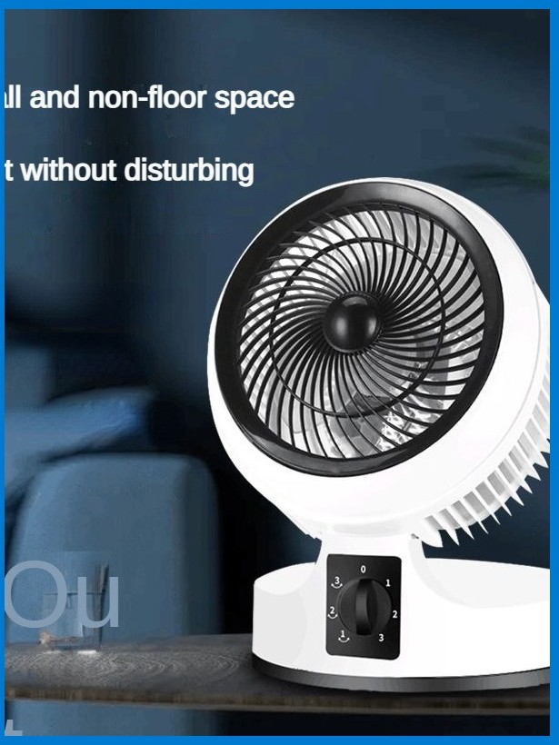 Punch-free Wall Mounted Circulation Air Cooling Fan Folding Electric ...