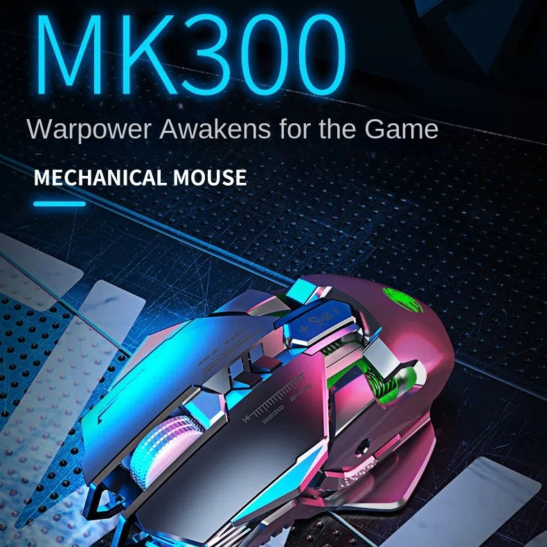 Forwarder MK300 Mechanical Gaming Mouse Game RGB Lighting Effect Wired ...