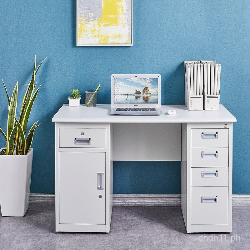 Steel Employee Office Desk Computer Desk Staff Writing Desk Single Desk ...