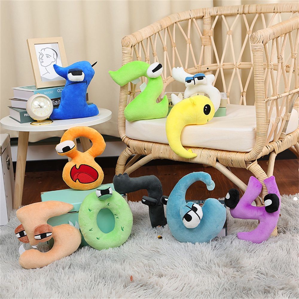 20cm Alphabet Lore Plush Digital Series Numbers Plush Pillow For ...