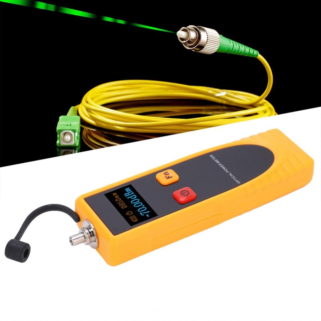 Buybybuy Eujgoov Optical Power Meter Portable Fiber Optic Cable Tester ...