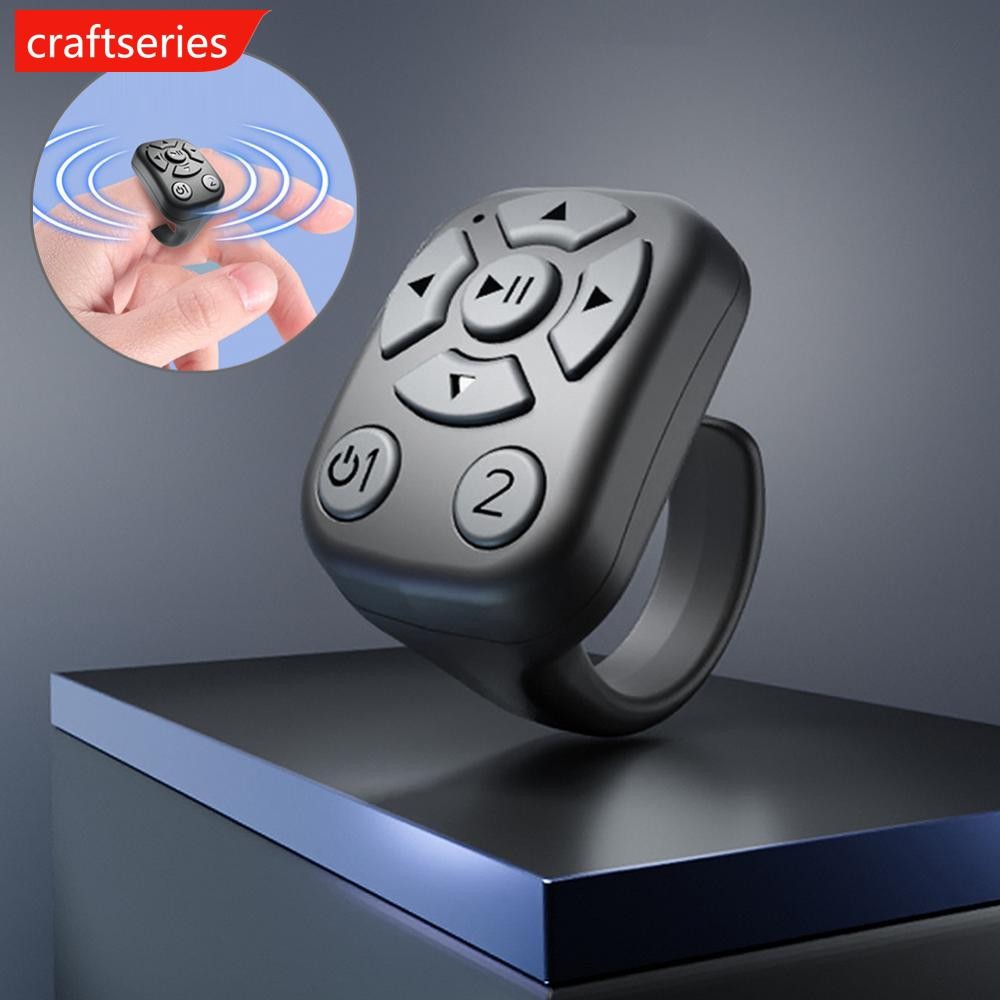 CRAFTSERIES 7 Buttons Fingertip Blutooth Remote Control Scrolling ...