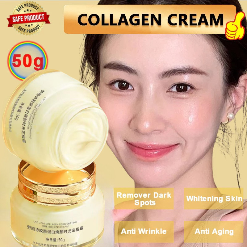 Collagen Cream Melasma Cream Whitening Moisturizing Anti-aging Lighten ...