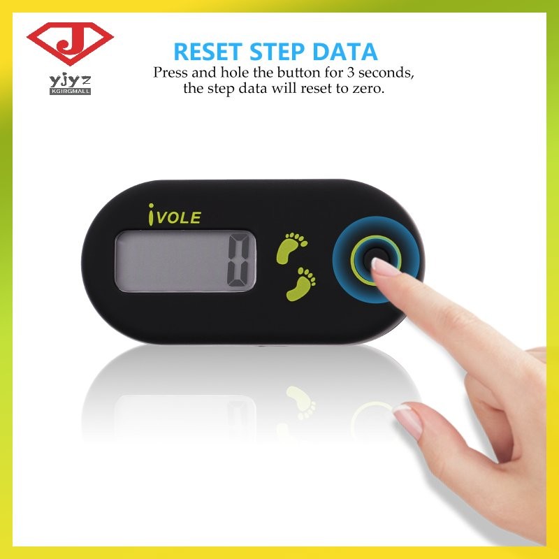 [READY STOCK] Clispeed Simple Mini Step Counter Walking 3D Digital ...