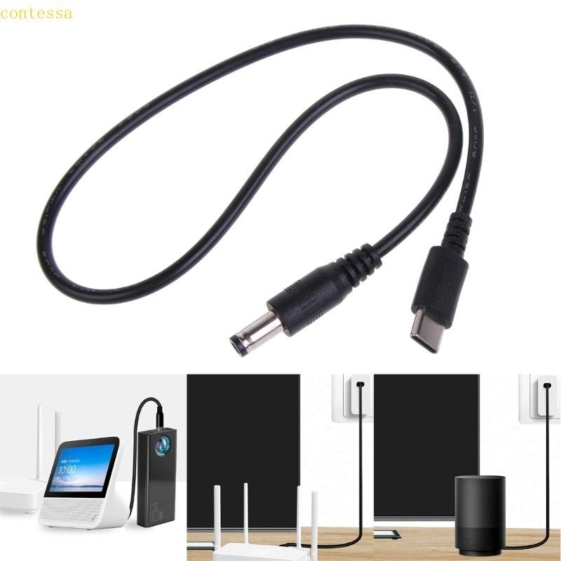 CON UsbC TypeC to DC5 5x2 1mm 9V 12V 15V 20V PD Trigger Power Cable ...