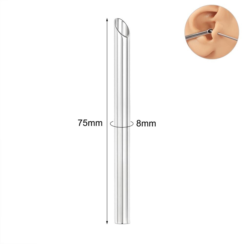 1 PC Stainless Steel Body Piercing Tool Receiver Holding Tool 14G/16G ...