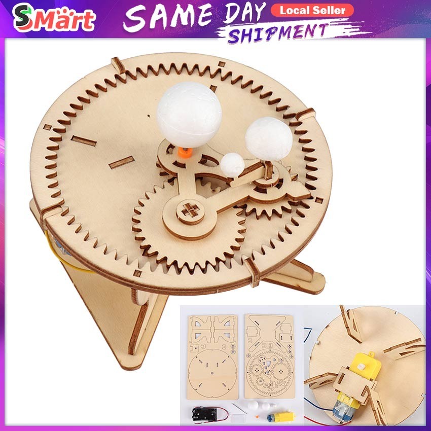 DIY Earth Model System Science Geography Educational Assemble Toy STEM ...