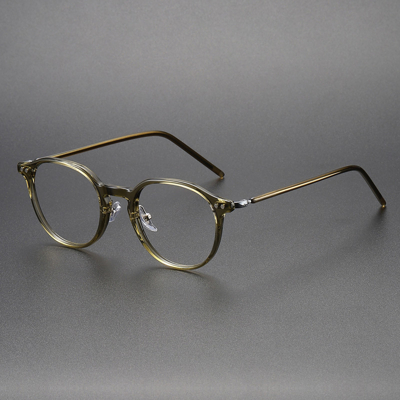 TR90 Optical Glasses Frames Men Women Thin Frame Eyeglasses Round ...