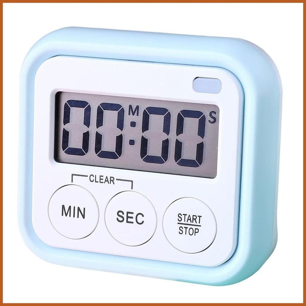 Timer Clock Desk Timers Backing Stand Quick-Set Buttons Volume ...