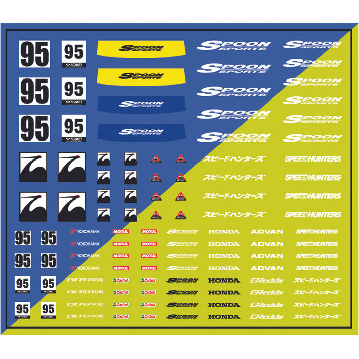 Spoon Racing Water Slide Decal | Shopee Philippines