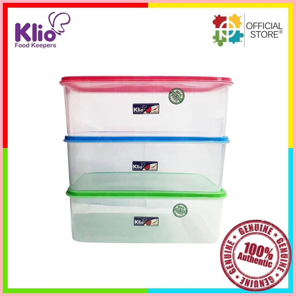 【Hot】 Klio Bread Loaf Box 3Pcs (Bread Keeper) (Random Colors) | Shopee ...