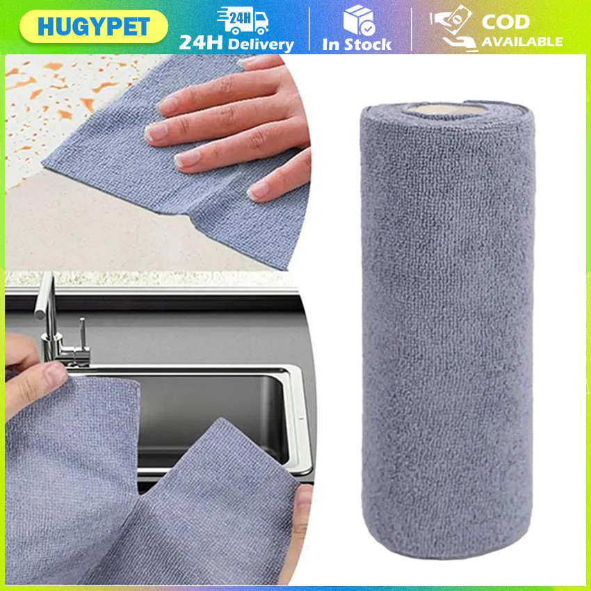 40pcs Microfiber Towel Absorbent Kitchen Cleaning Dishcloth Non-stick ...