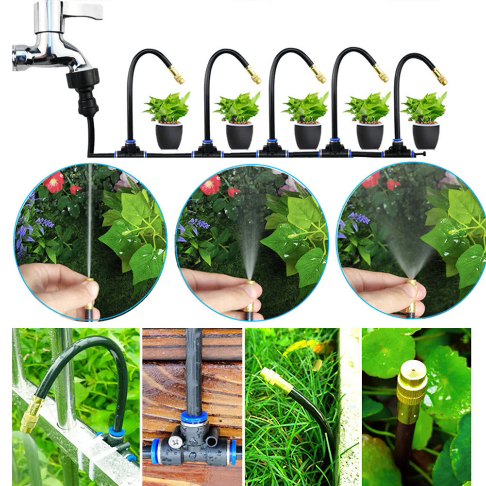 5M/10M Atomization Sprinkler with 20cm Rotating Copper Nozzle Balcony ...