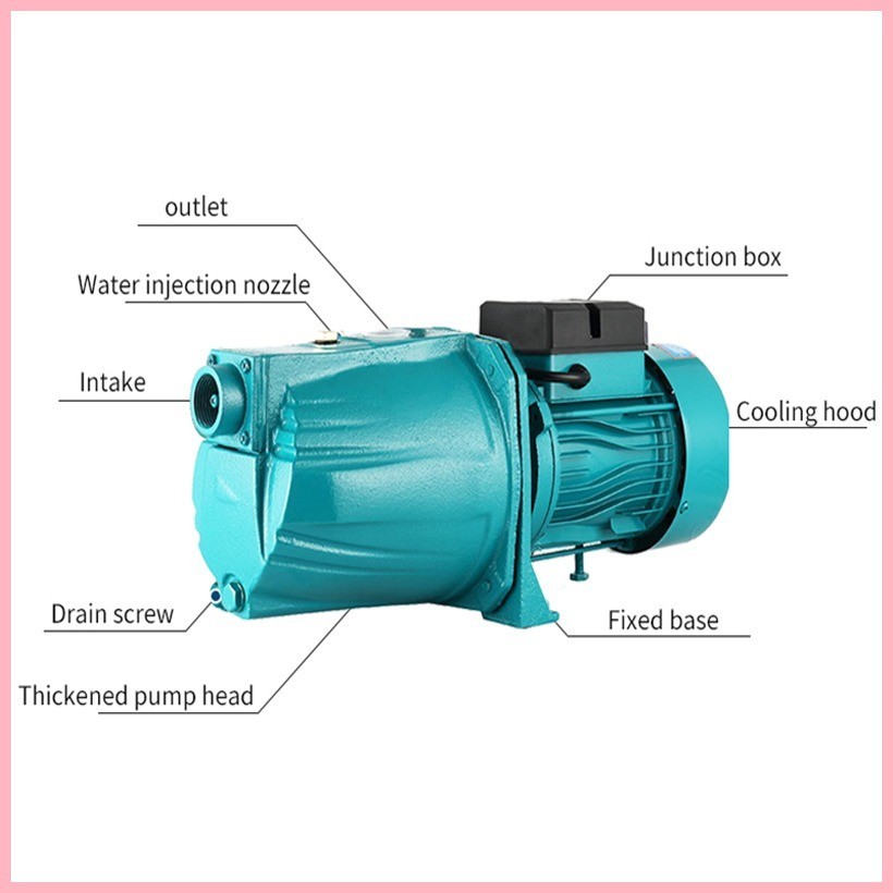 Booster pump 1HP 1200W50Hz booster jet pump peripheral jet pump shallow ...