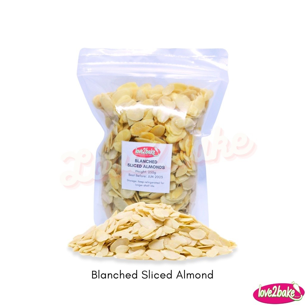 Blanched Sliced Almonds 1 kilogram (Love2bake) | Shopee Philippines