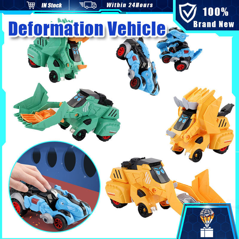 Toy cars for kids Dino Racing Toy for Boys Girls Toddlers Deformed Dino ...