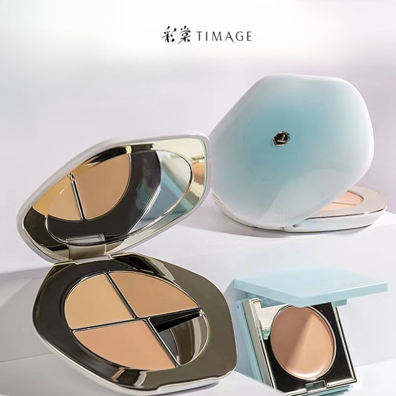 Timage Concealer Tri Color Palette Brighten Skin Tone Cover Acne Marks ...