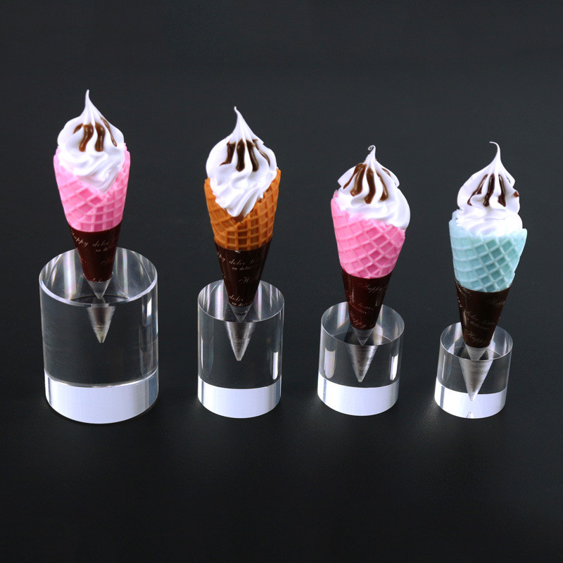 Ice Cream Cone Display Holder Stand Sweet Tube Crispy Shelf Candy ...