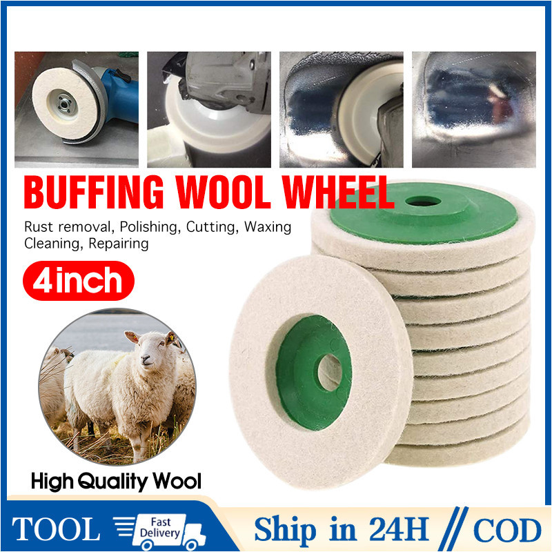 4" Buffing Disc / Buffing Wheel / Buffing Maong for Grinder Polishing ...