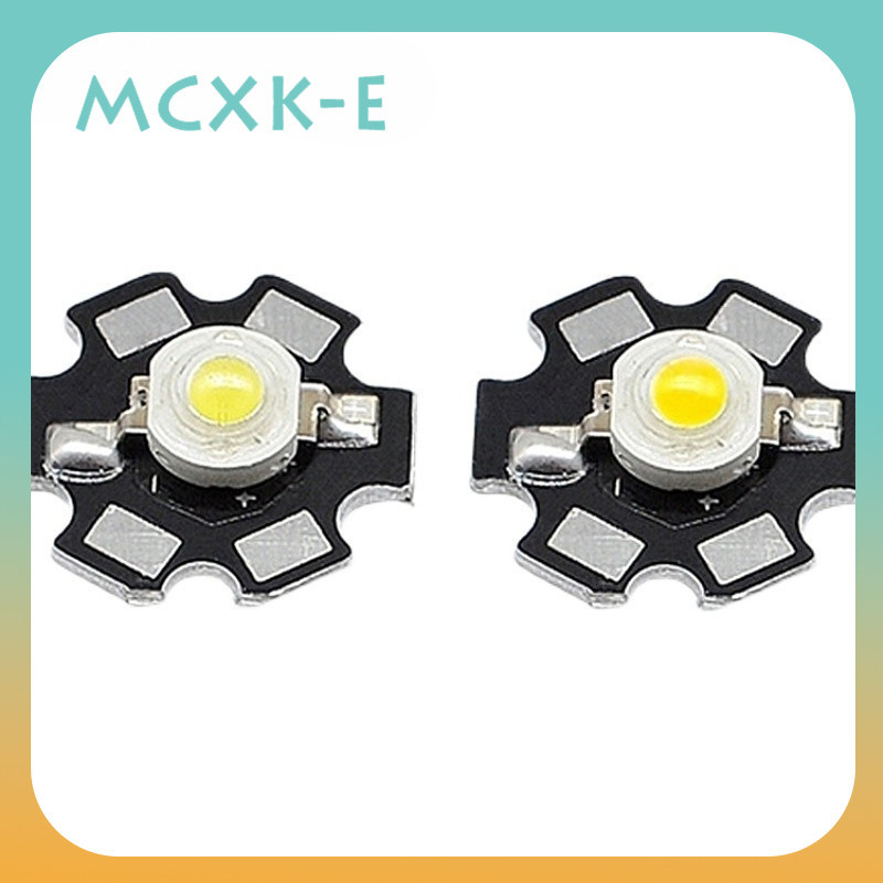 10pcs 1W 3W 5W High Power LED Beads Full Spectrum Pure White With 20mm ...