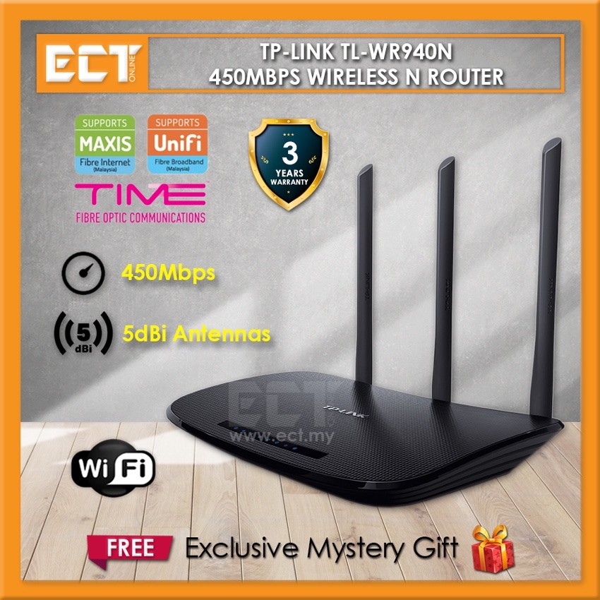 TP-Link TL-WR940N 450Mbps Wireless N Router | Shopee Philippines