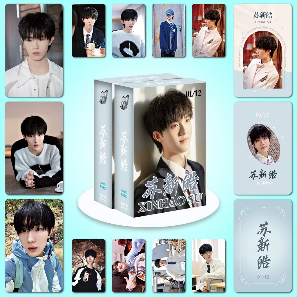 50-55pcs TF Family 3rd generation T.O.P Hologram Laser Lomo Cards ‌Zhang Ji Left Zuo Hang Su ...