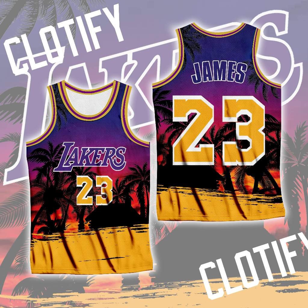 Clothify Laker James NBA basketball jersey sports sando For Men Full ...