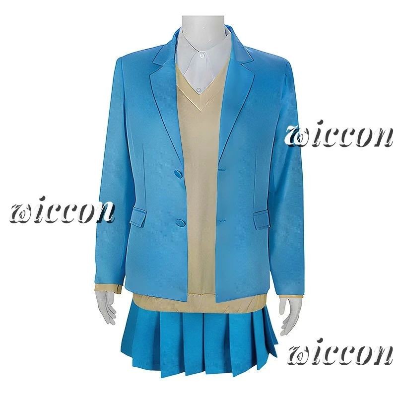 Anime Blue Box Chinatsu Kano Cosplay Costume Wig School Uniform Skirt ...