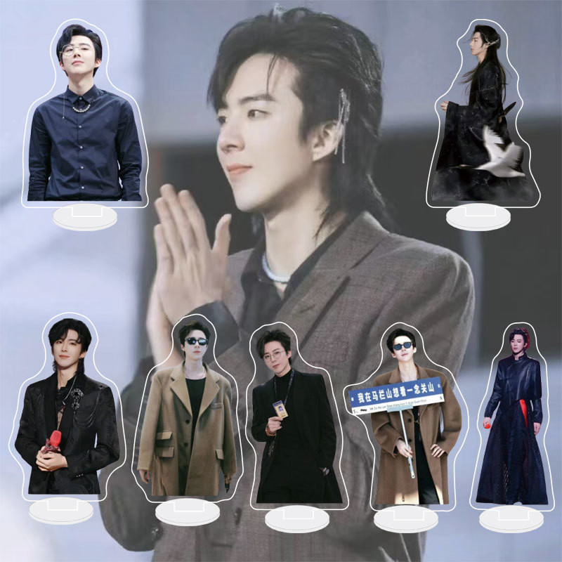 Liu Yuning Merchandise Celebrity Ornaments Acrylic Humanoid Stand Fans ...
